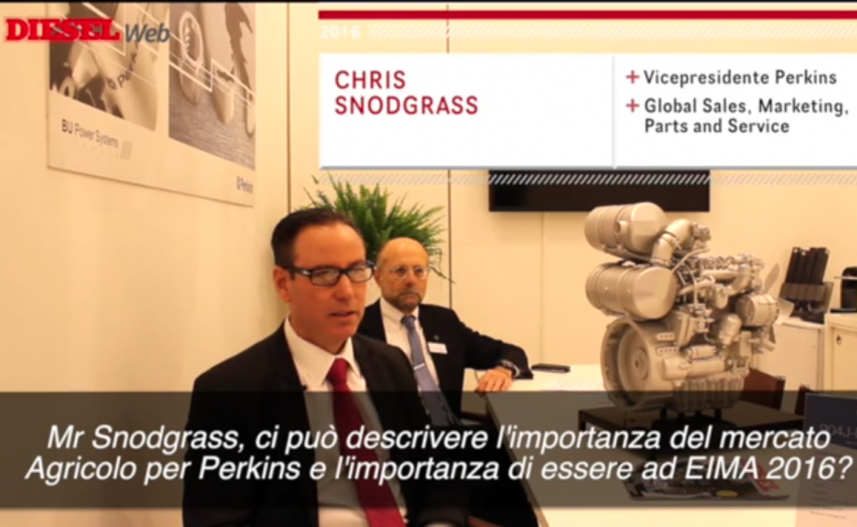 Interviewing Mr. Snodgrass from Perkins - Powertrain International