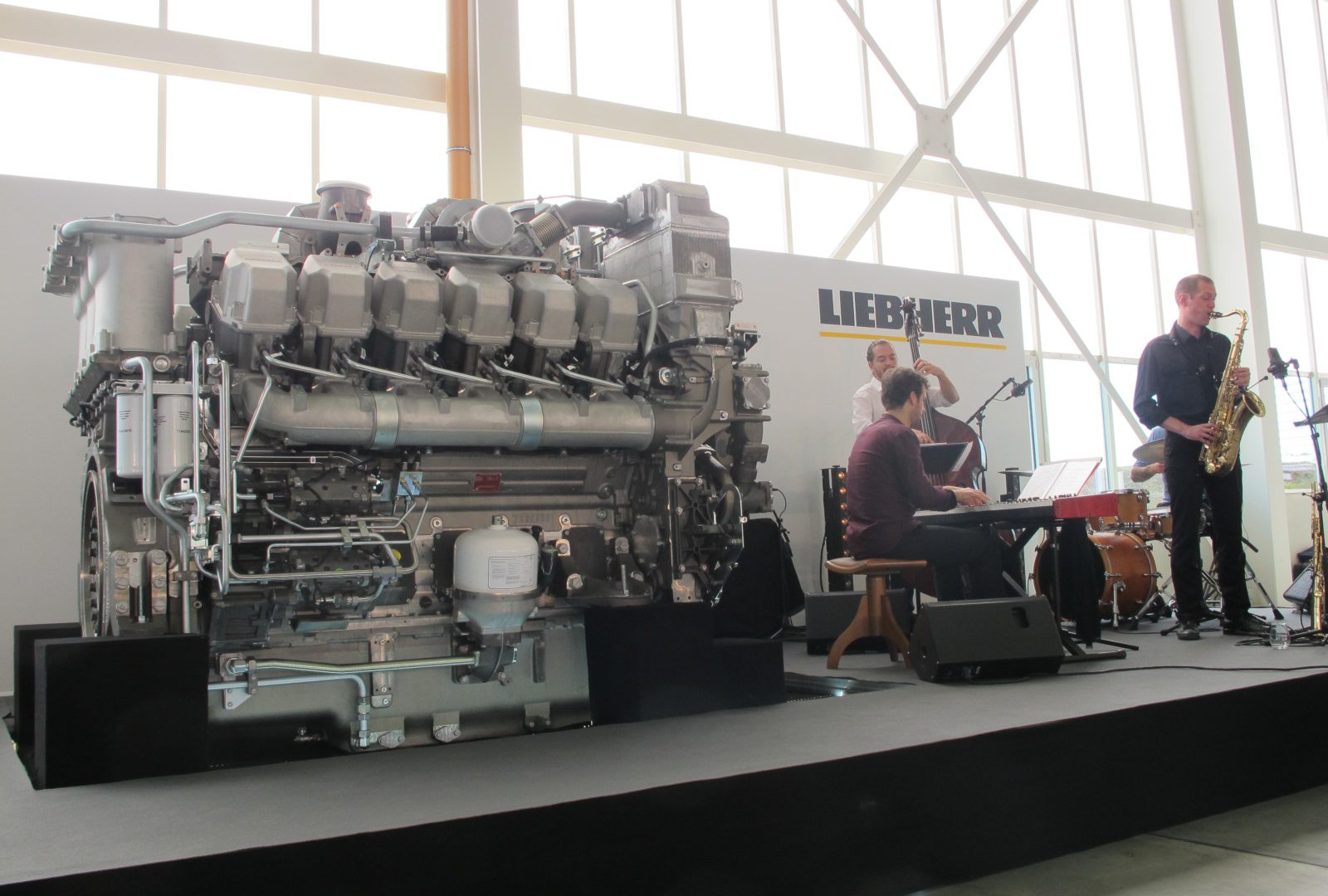 Liebherr Colmar. Inauguration of the D98 Liebherr engines factory