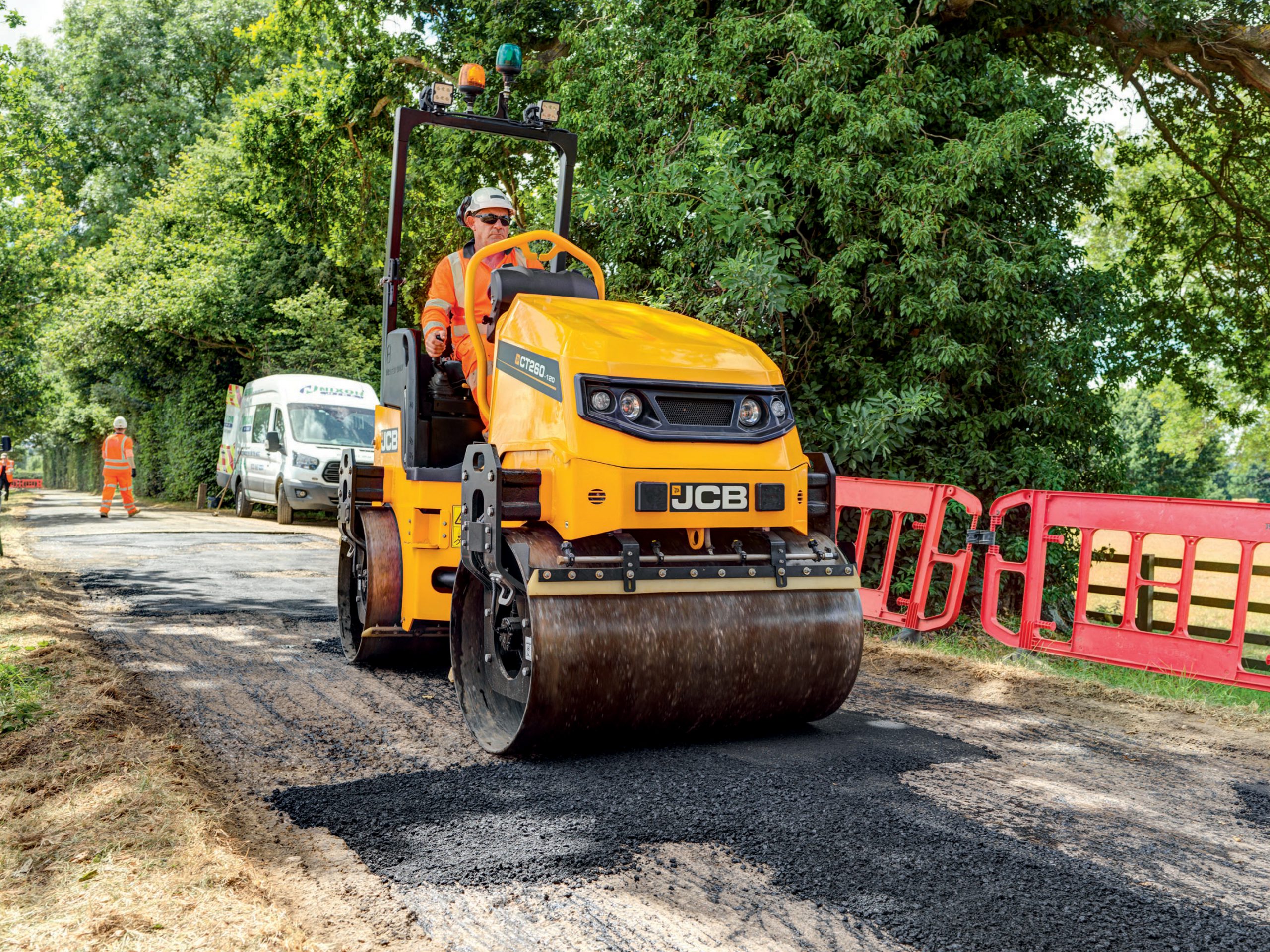 JCB and Kubota together for vibratory tandem rollers
