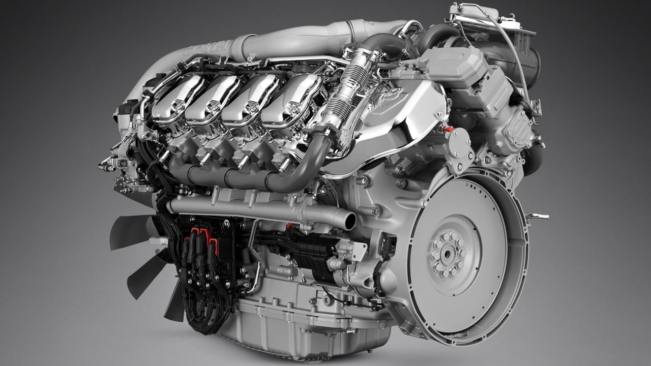A higher power peak for the iconic Scania V8 engine - Powertrain ...