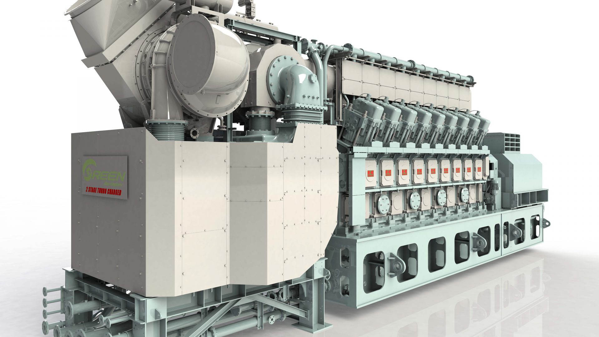 Two-stage Ecocharge turbocharging system for highest efficiency