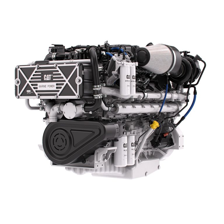 Caterpillar Marine C32B 2433hp. It's a super-power!