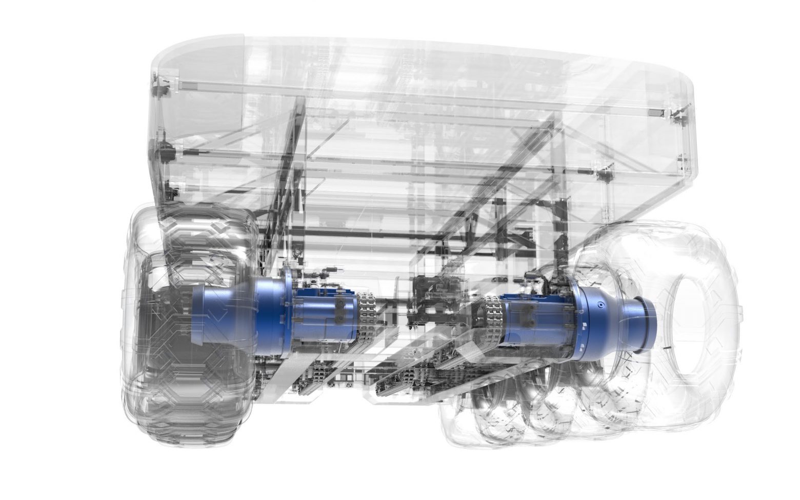 rotary power for multi terrain vehicles