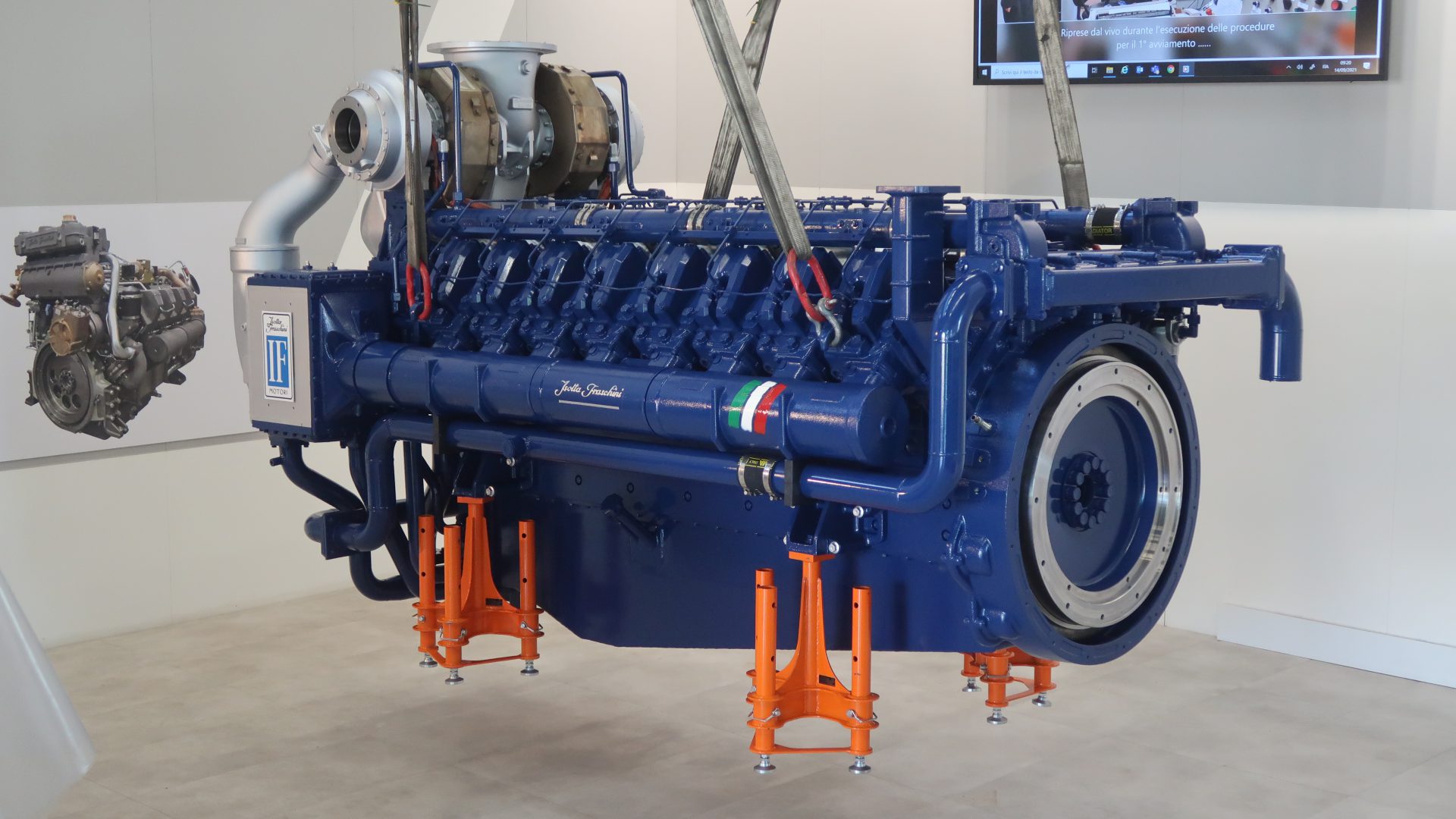 Isotta Fraschini 16V 170G Engine Road Show highlights