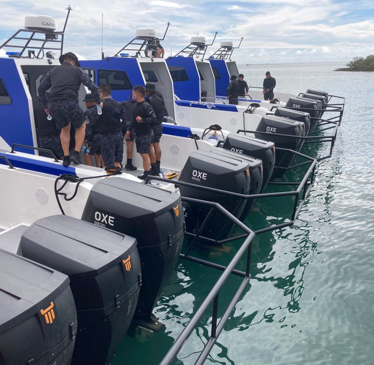 Installation and seatrial of 62 OXE 150 in the Philippines