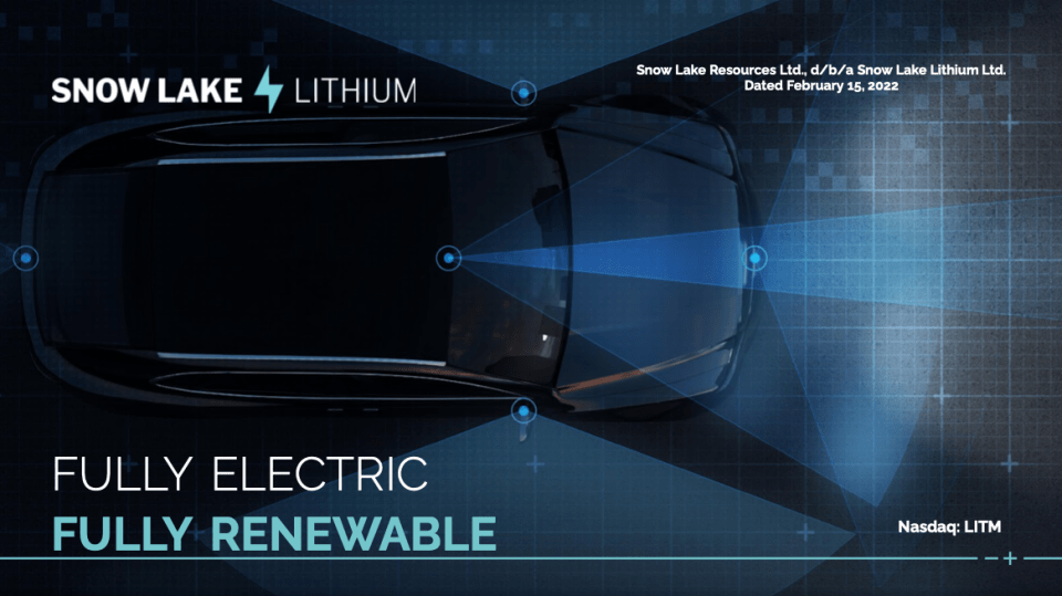 Snow Lake Lithium calls for the creation of a complete electric vehicle ...