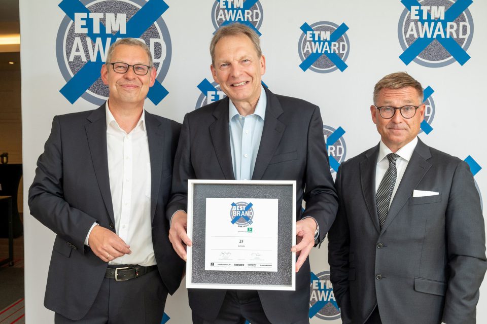 ZF recognized as “Best Brand” for Commercial Vehicle Transmissions