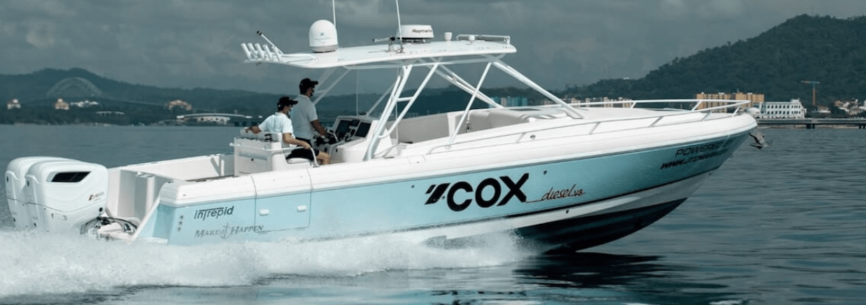 Cox Marine at Cannes with the new regional sales team