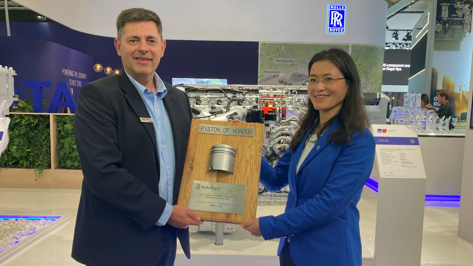 Rolls-Royce delivers 5,555th mtu engine to Bell Equipment