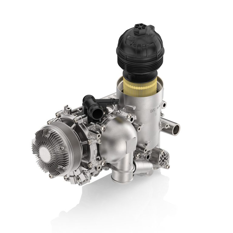 UFI FIlters supplies oil module to Mercedes OM471 truck engine