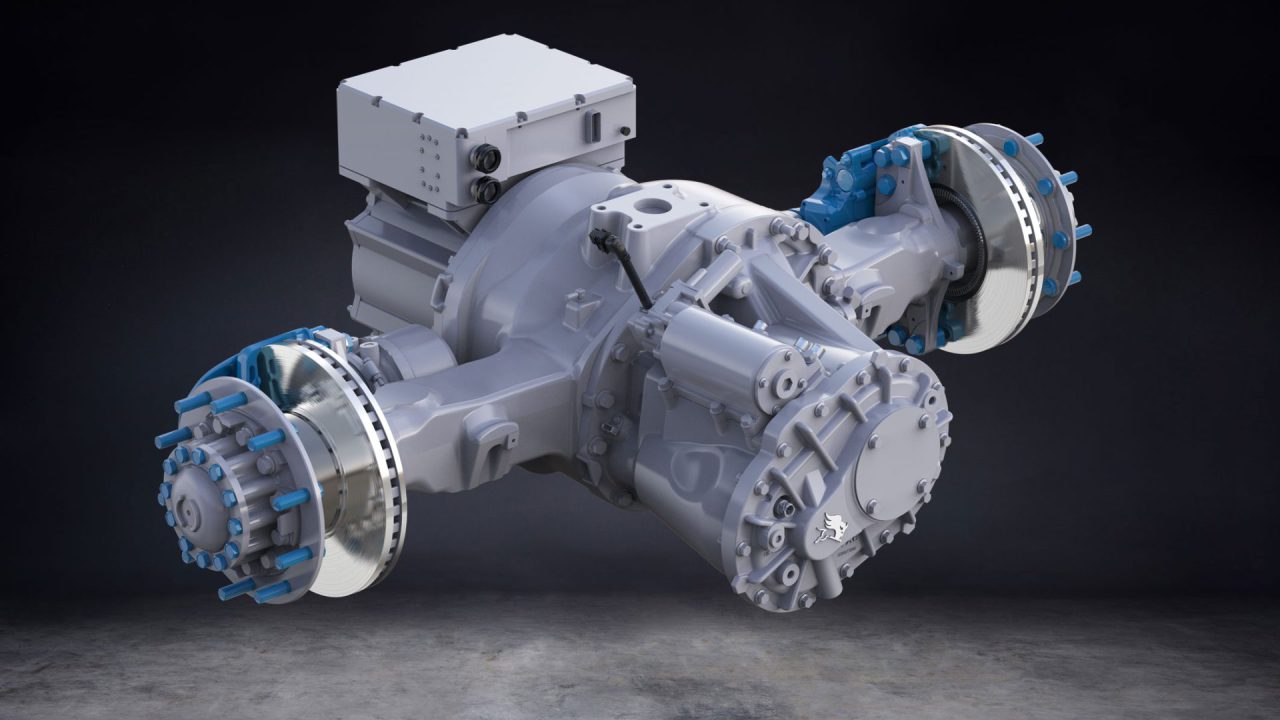 17Xe e-powertrain was created by Meritor, together with Cumins