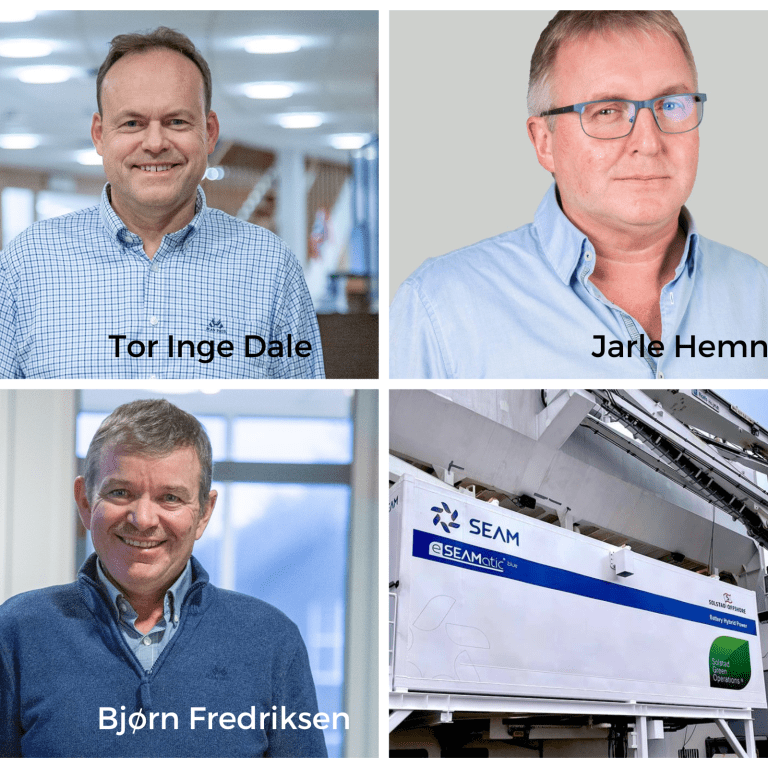 Battery-hybrid collaboration between Solstad Offshore and SEAM