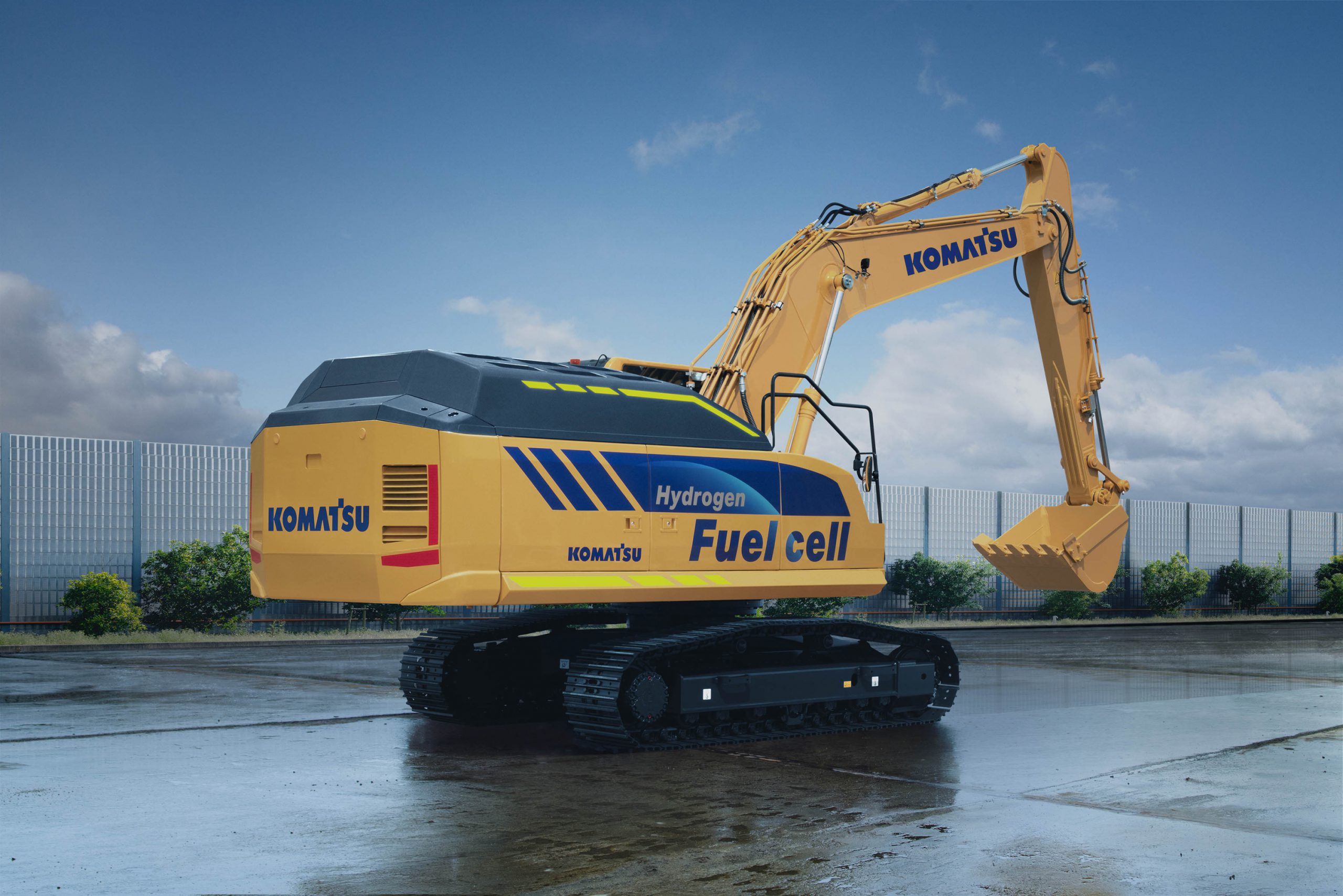 Komatsu announces hydraulic excavator equipped with hydrogen fuel cell ...