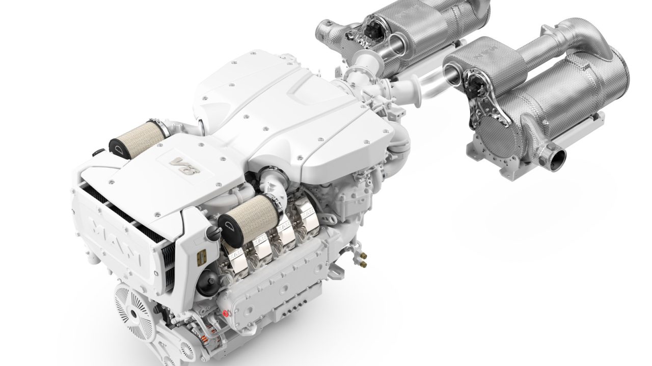 MAN Engines: V8 yacht engines available with SCR catalyst for IMO Tier ...