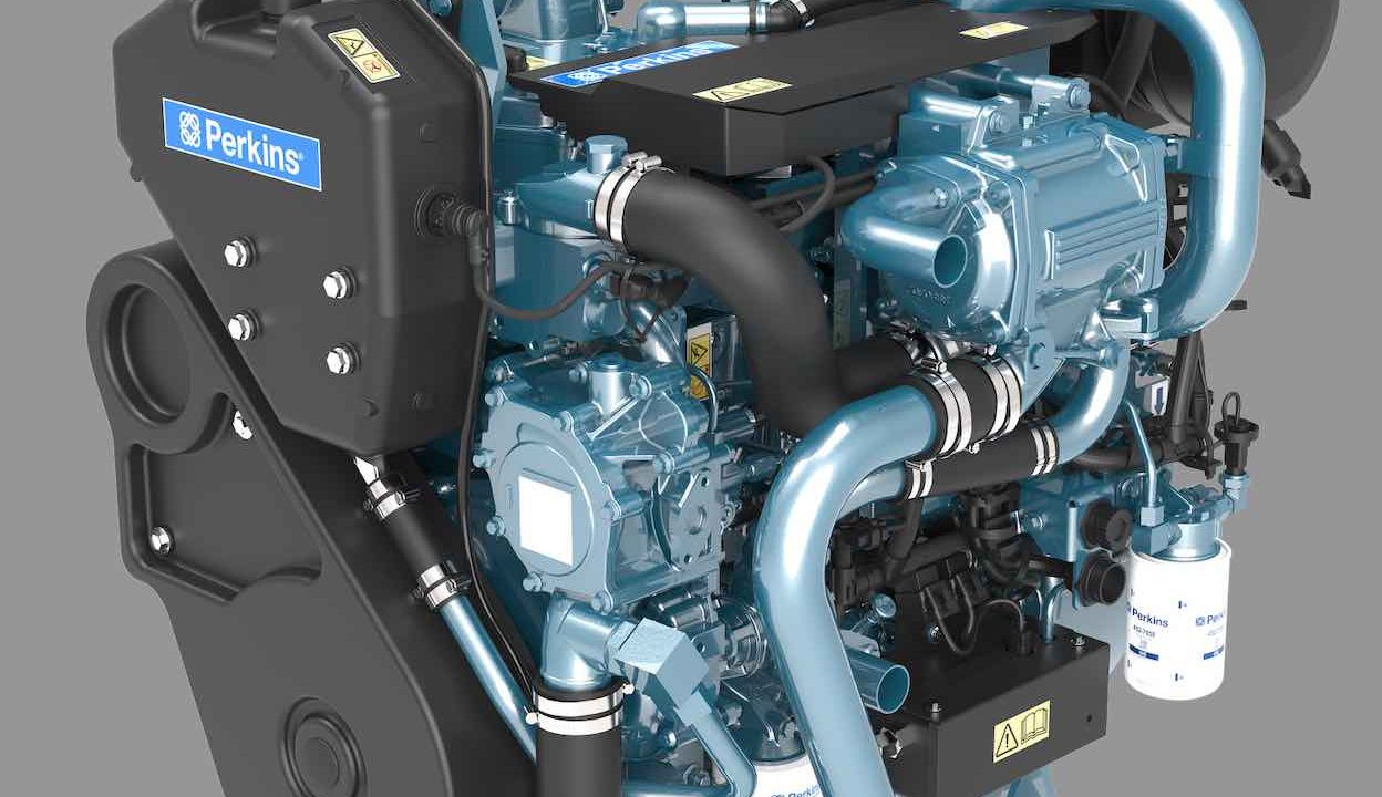 Perkins will showcase E44 and E70B marine engines at Seawor