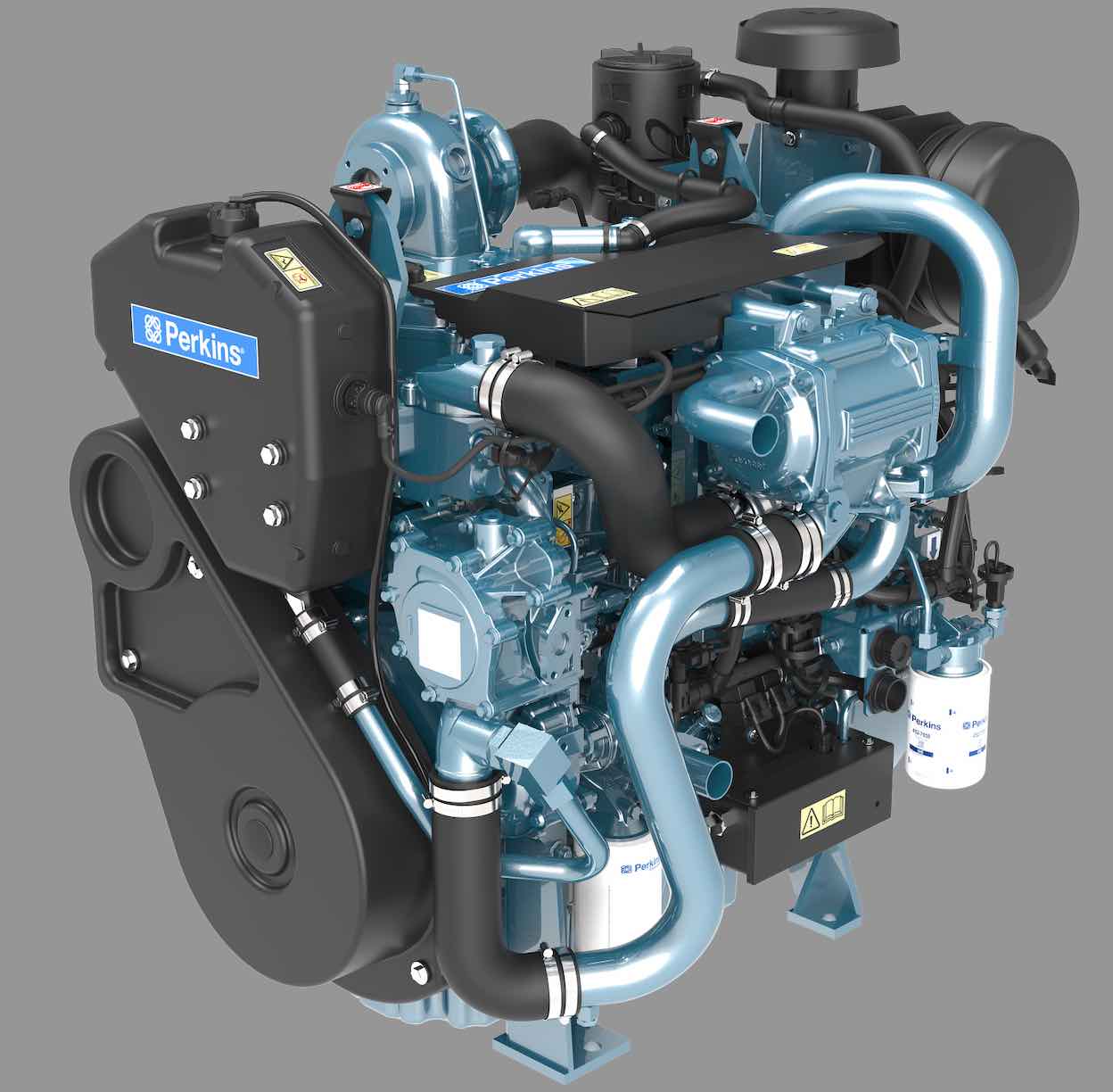 Perkins will showcase E44 and E70B marine engines at Seawor