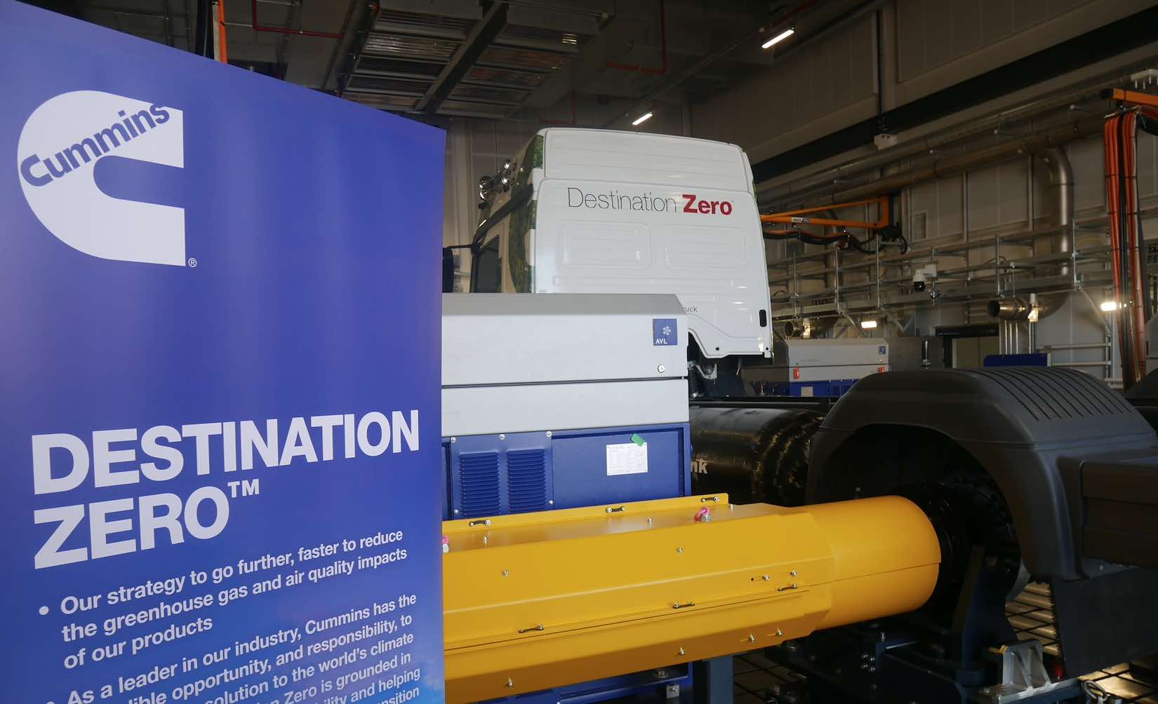 At the Cummins Powertrain Testing Center in Darlington