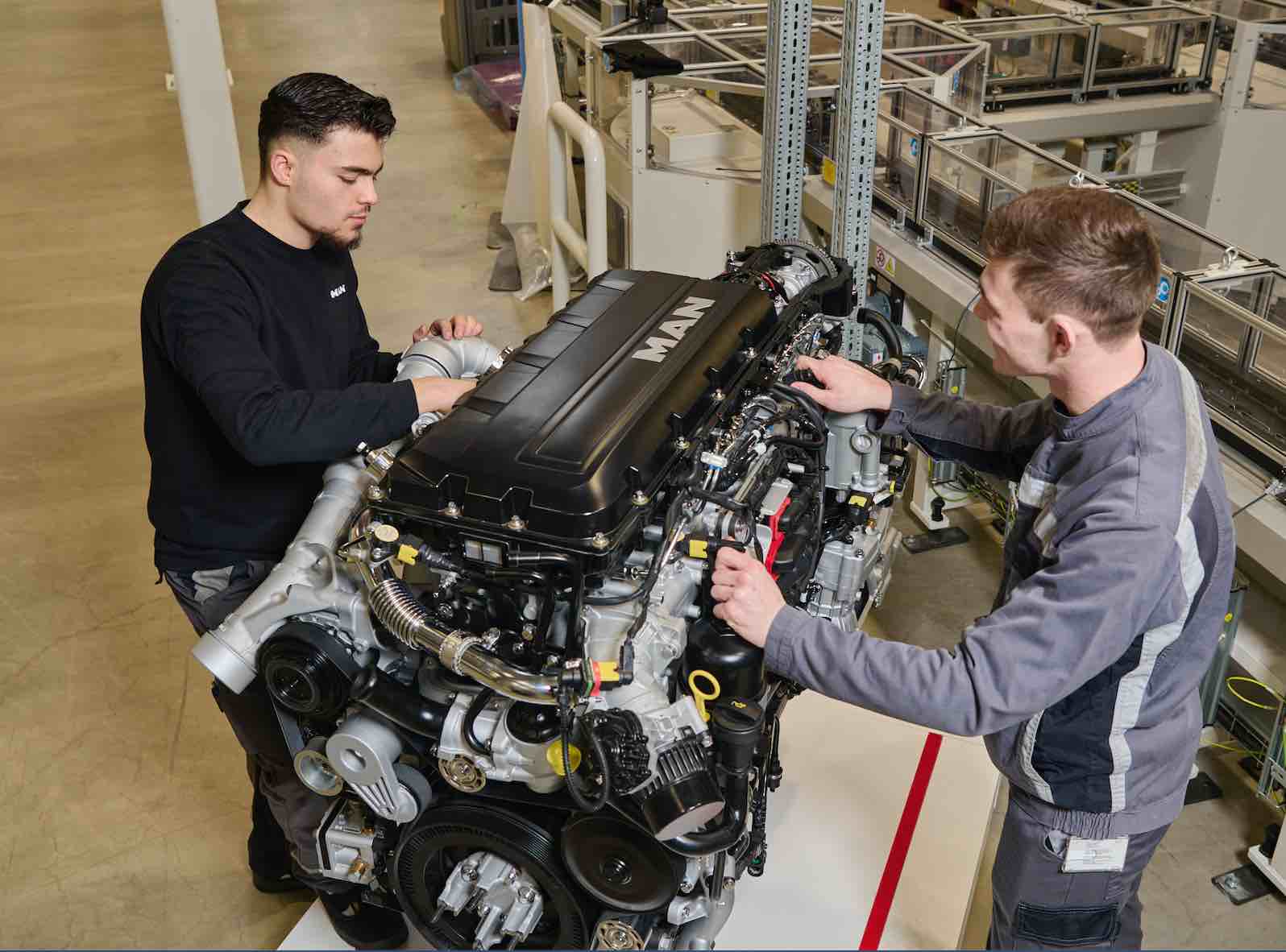 MAN D30 Diesel engine production is started in Nuremberg