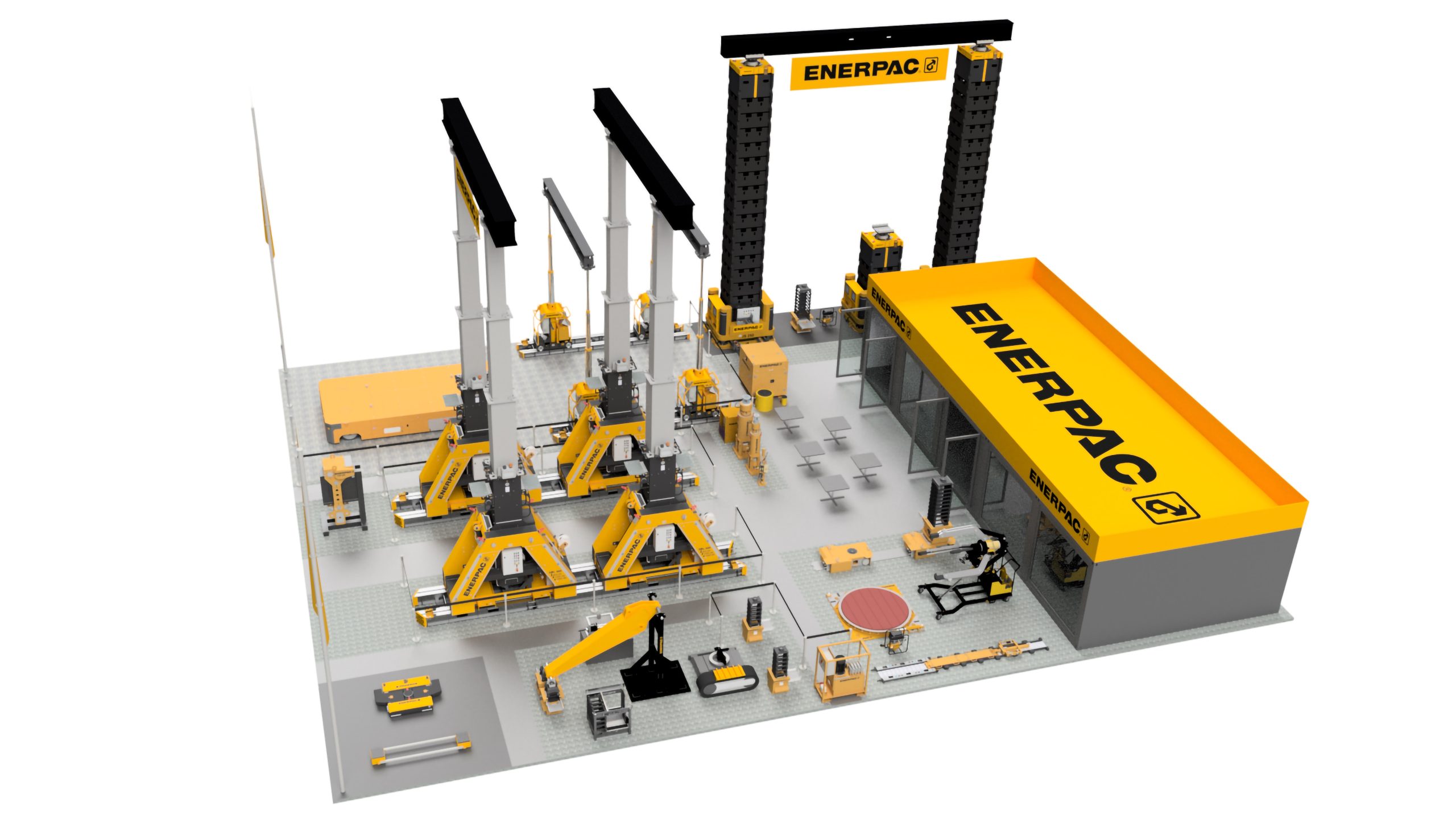 Enerpac shows new smart transporter solutions for engine manufacturers ...