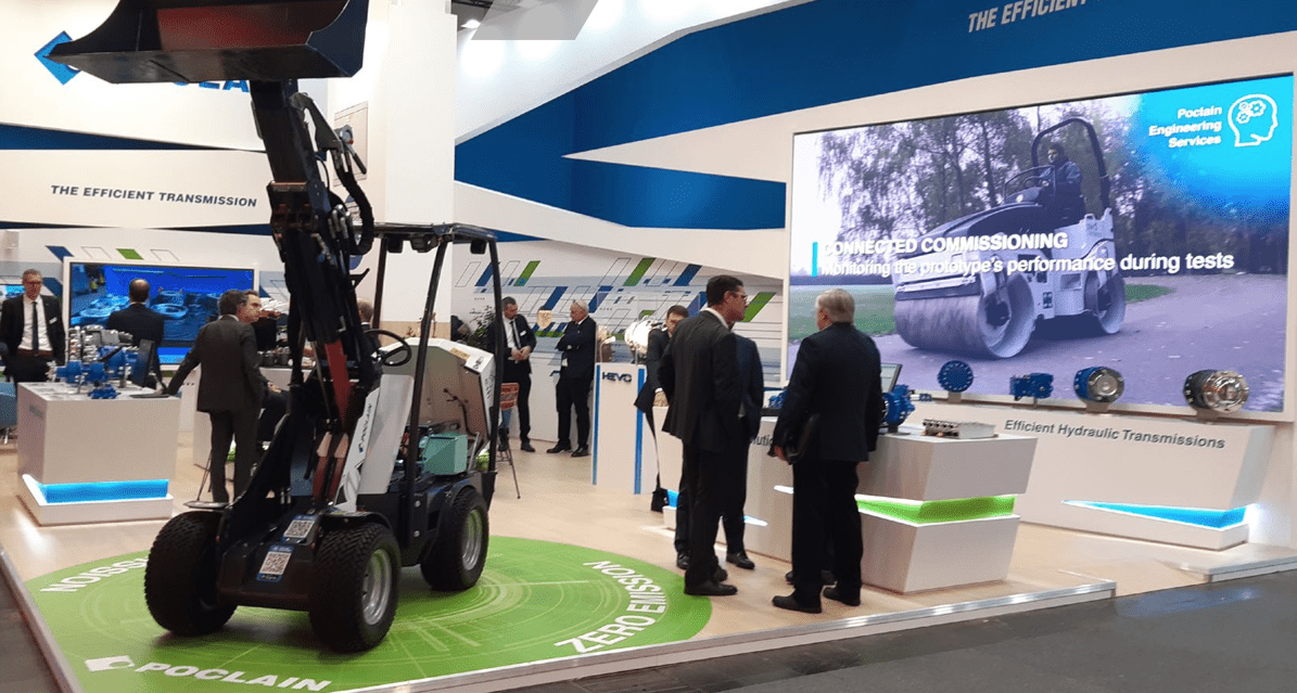 Poclain at Bauma 2025 with its hydraulic and electro-hydraulic ...