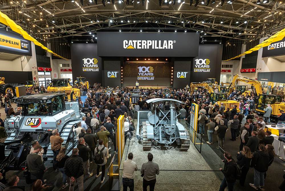 Caterpillar celebrated 100 anniversary at bauma