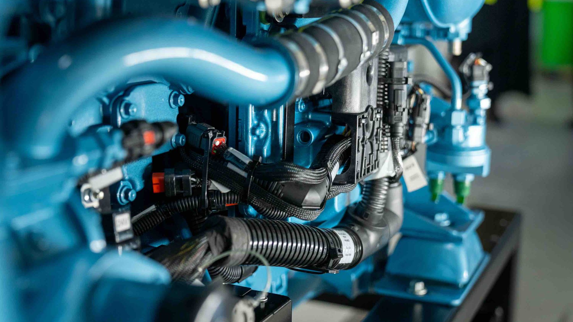 Perkins new M245C engine at Seawork in Southampton