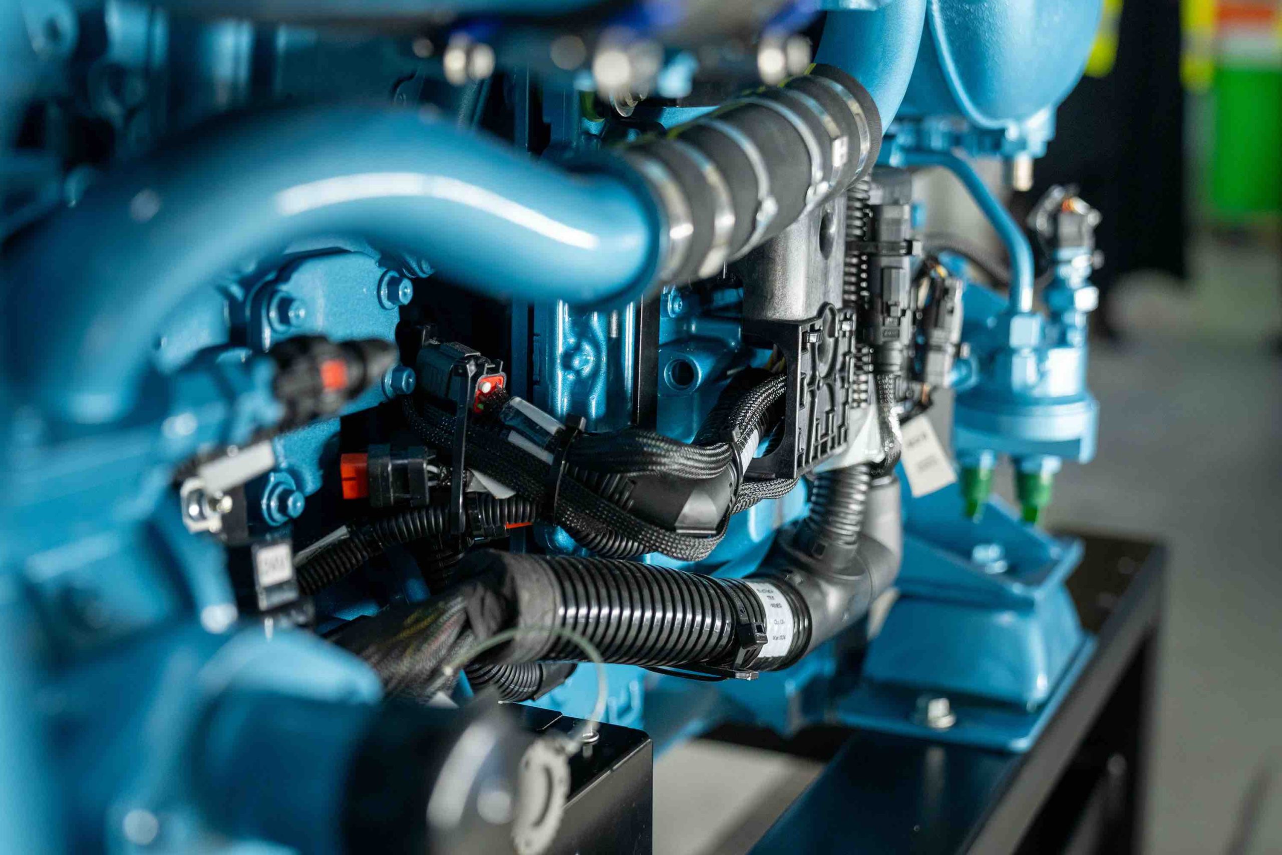 Perkins new M245C engine at Seawork in Southampton