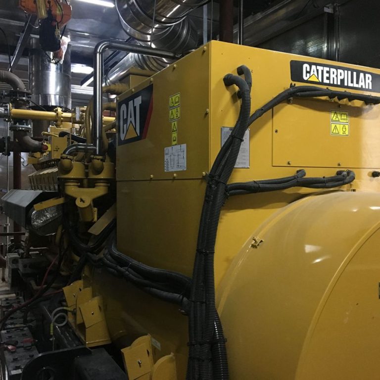 Caterpillar G3520H gas generator sets for a data center in China