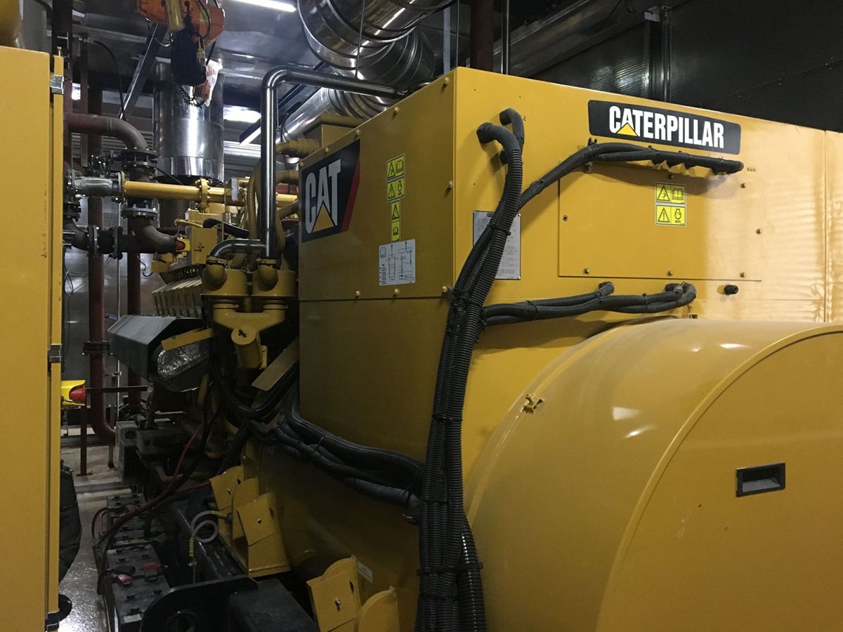 Caterpillar G3520H gas generator sets for a data center in China