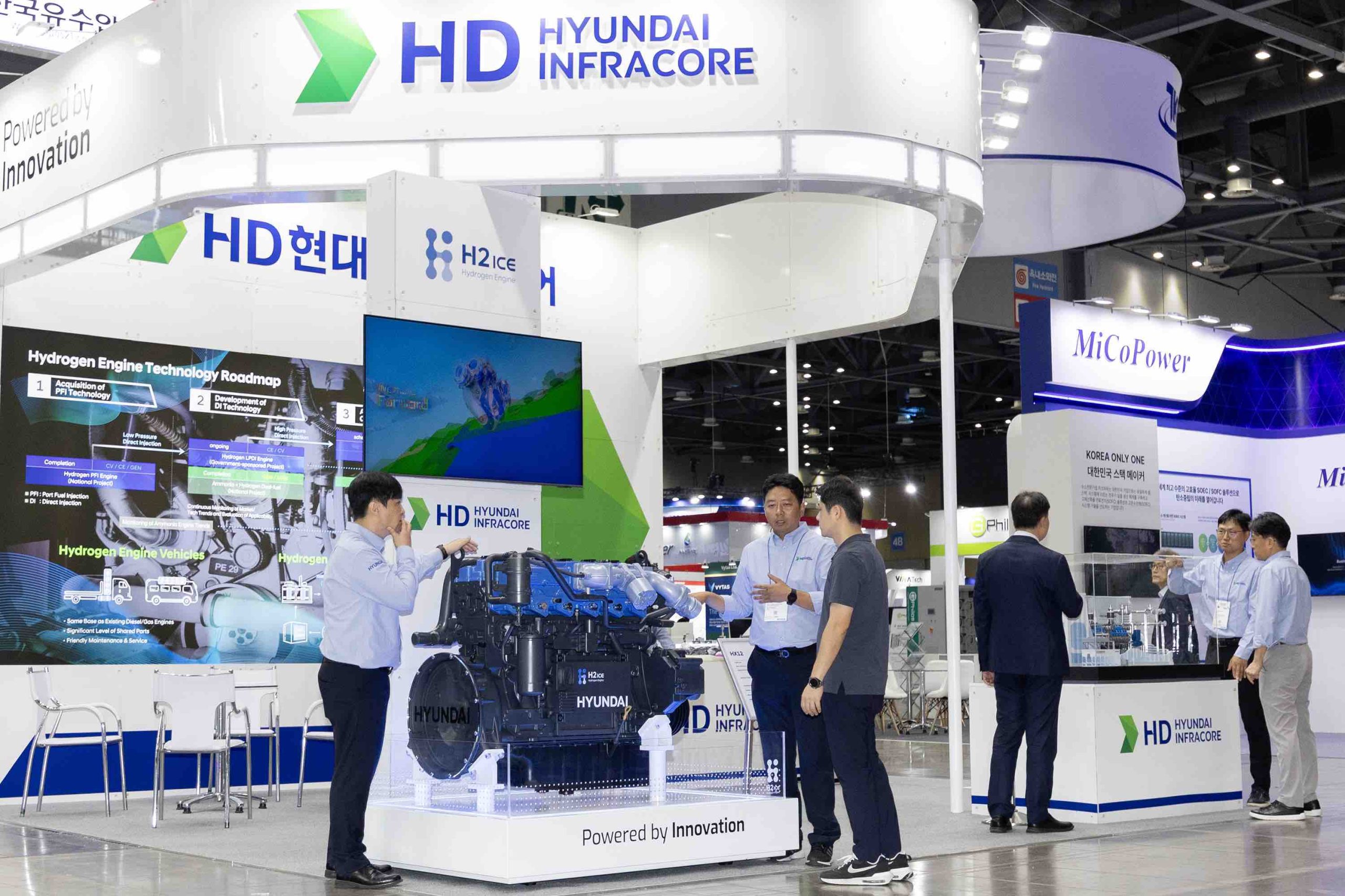 HD Hyundai Infracore @ H2MEET 2025 - Powertrain International